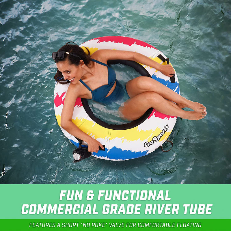 GoSports 44" Heavy Duty River Tube - Retro | GoFloats.com Popular Pool Floats