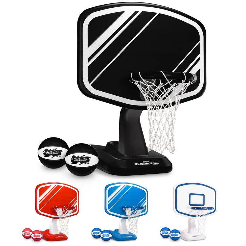 GoSports Splash Hoop PRO Swimming Pool Basketball Game - Black