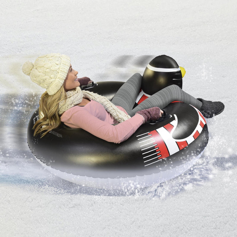 GoFloats Inflatable Winter Snow Tube Sled - Penguin | GoFloats.com ...