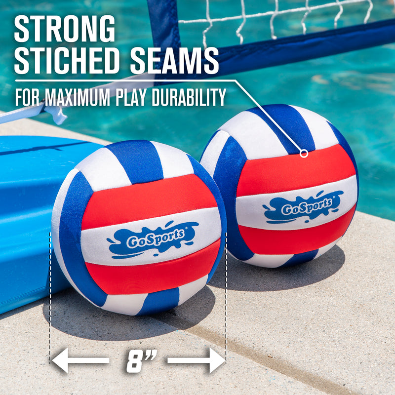GoSports Pro Neoprene Pool Volleyball - 2-Pack | GoFloats.com Popular ...