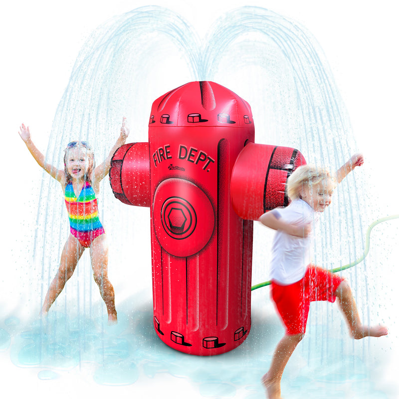GoFloats 5' Giant Inflatable Fire Hydrant Sprinkler